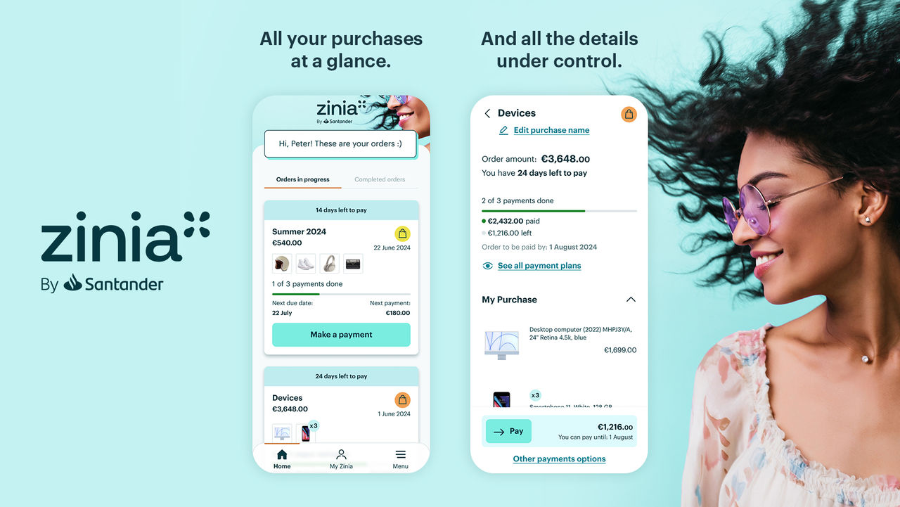 Santander’s Zinia becomes provider of consumer finance services for ...