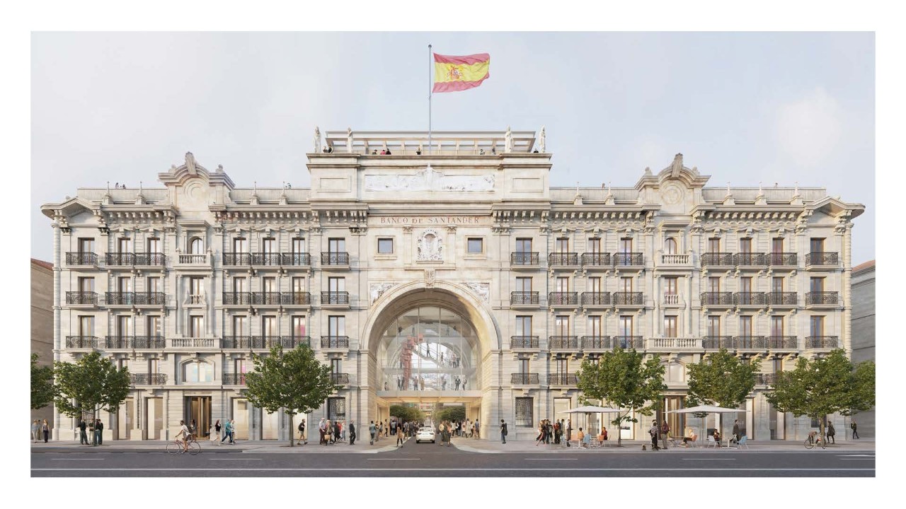 Santander plans to transform its headquarters in the Cantabrian capital ...