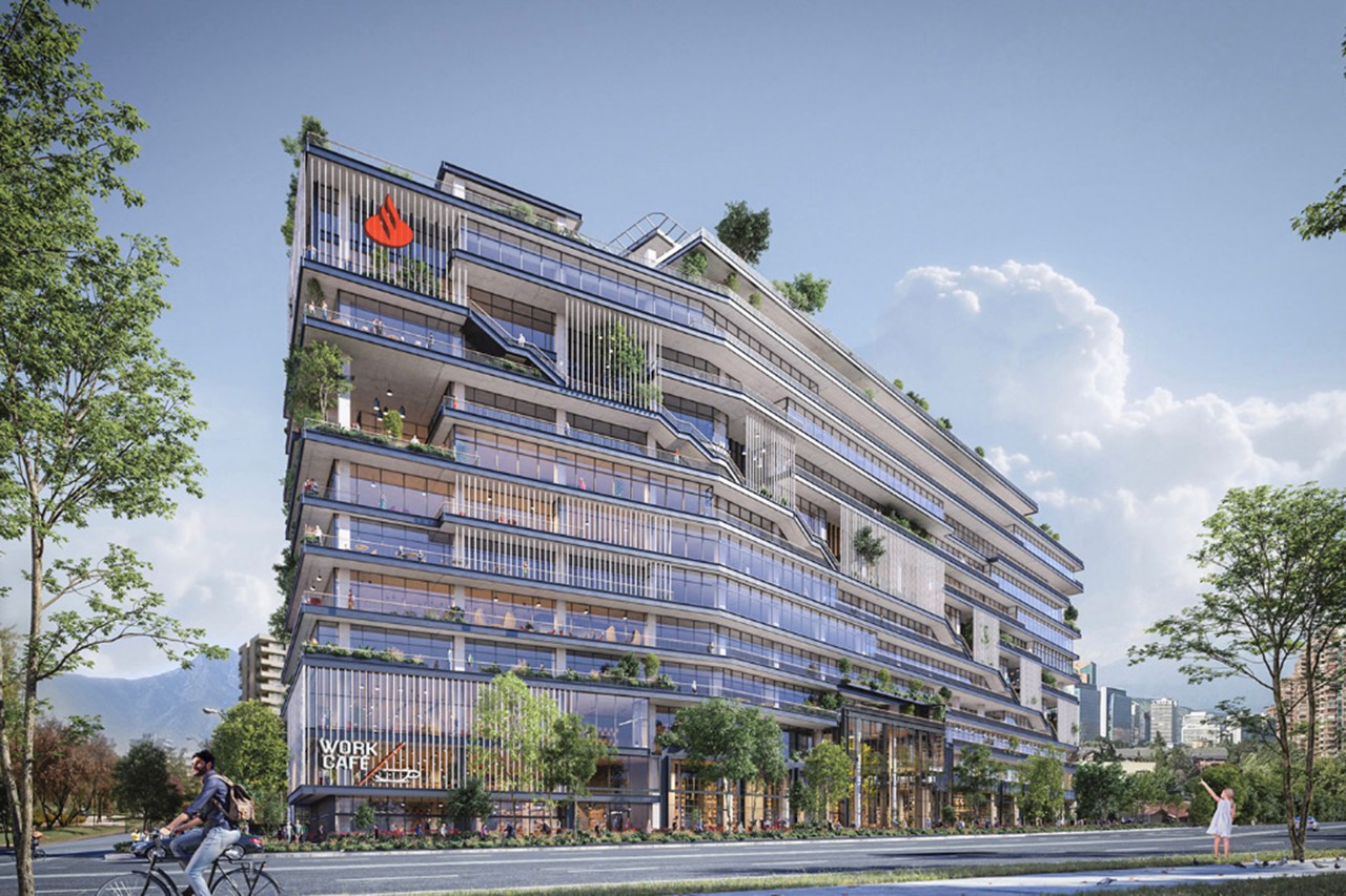Grupo Santander anuncia construcción de nuevo edificio corporativo en Chile