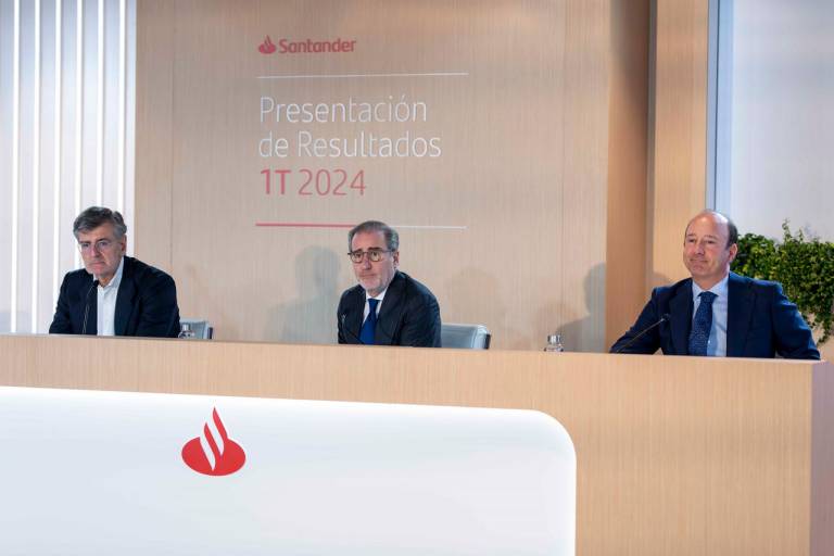 Resultados Banco Santander 1T 2024 - Santander obtiene un beneficio de ...