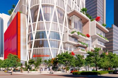 Santander to convert its office space in Miami into 41-story tower with ...