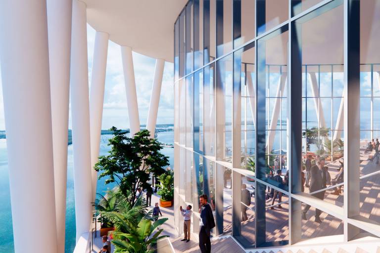 Santander to convert its office space in Miami into 41-story tower with ...