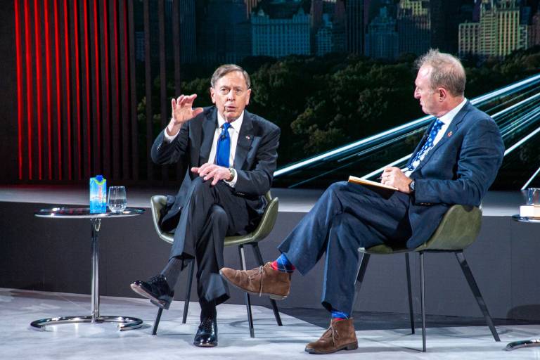 Fireside chat: David Petraeus with James Harding