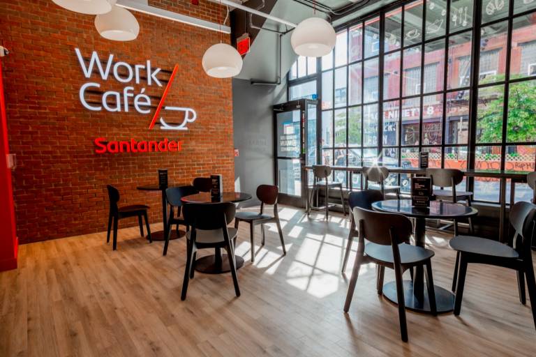 WorkCafé, el innovador concepto de sucursal de Santander