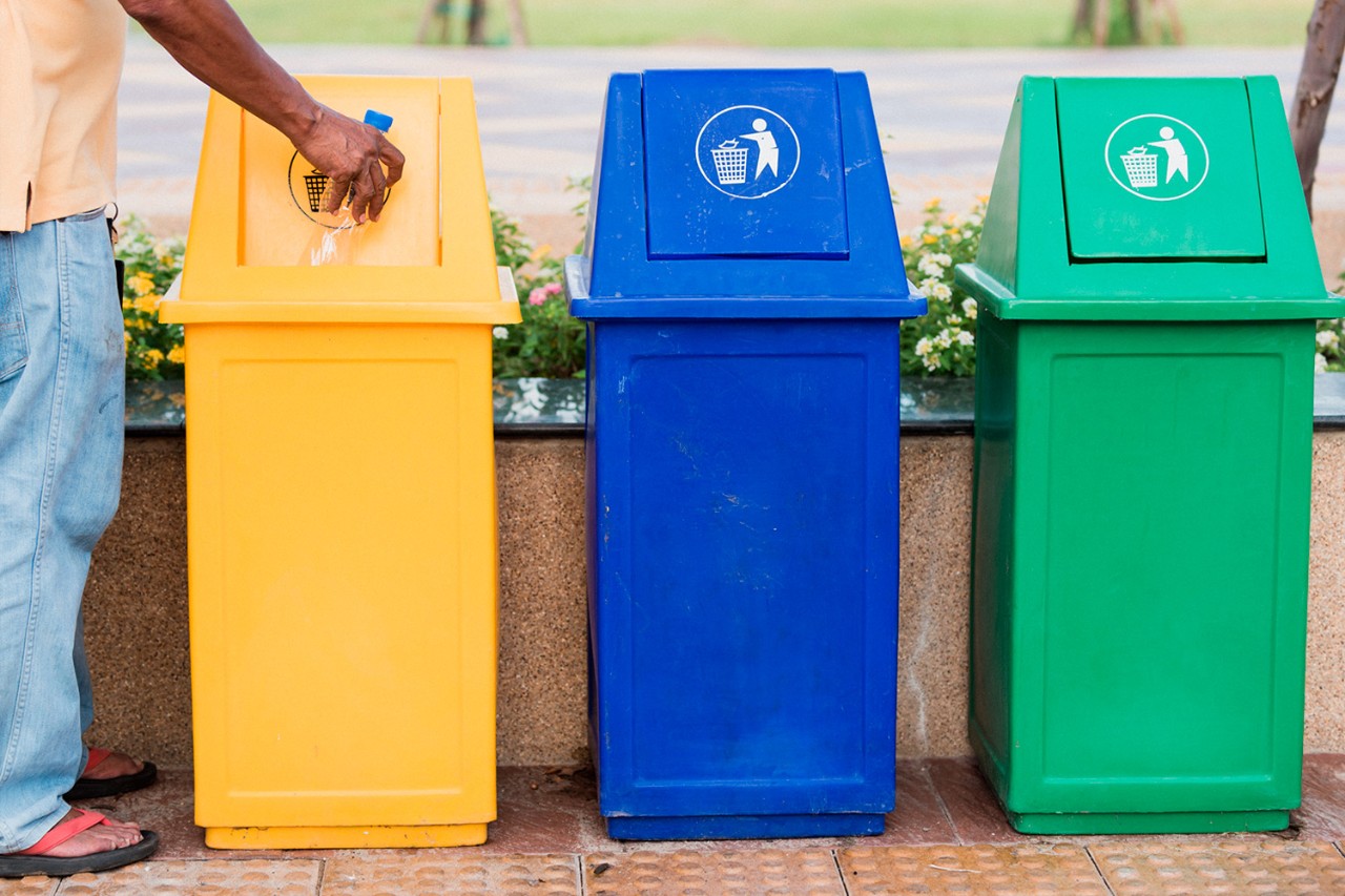 Recycling containers: a home for all types of waste