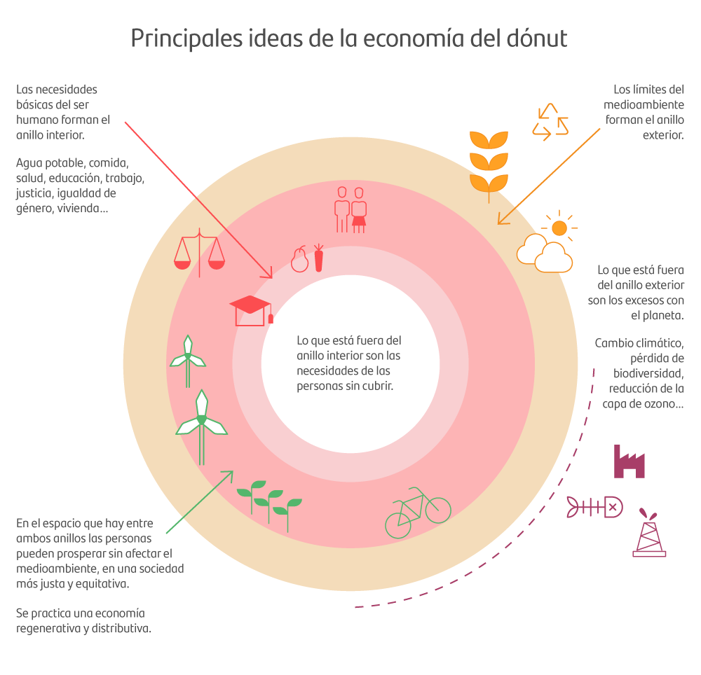 Economía del dónut: consumir sin agotar los recursos naturales